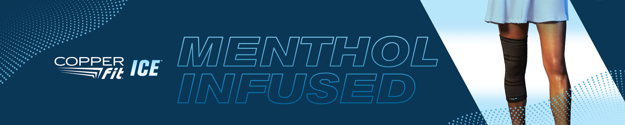 Menthol-Infused Cooling Compression Socks - Copper Fit