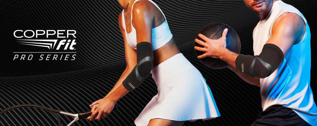 Pro Series: Compression Sleeves with K-Tape - Copper Fit