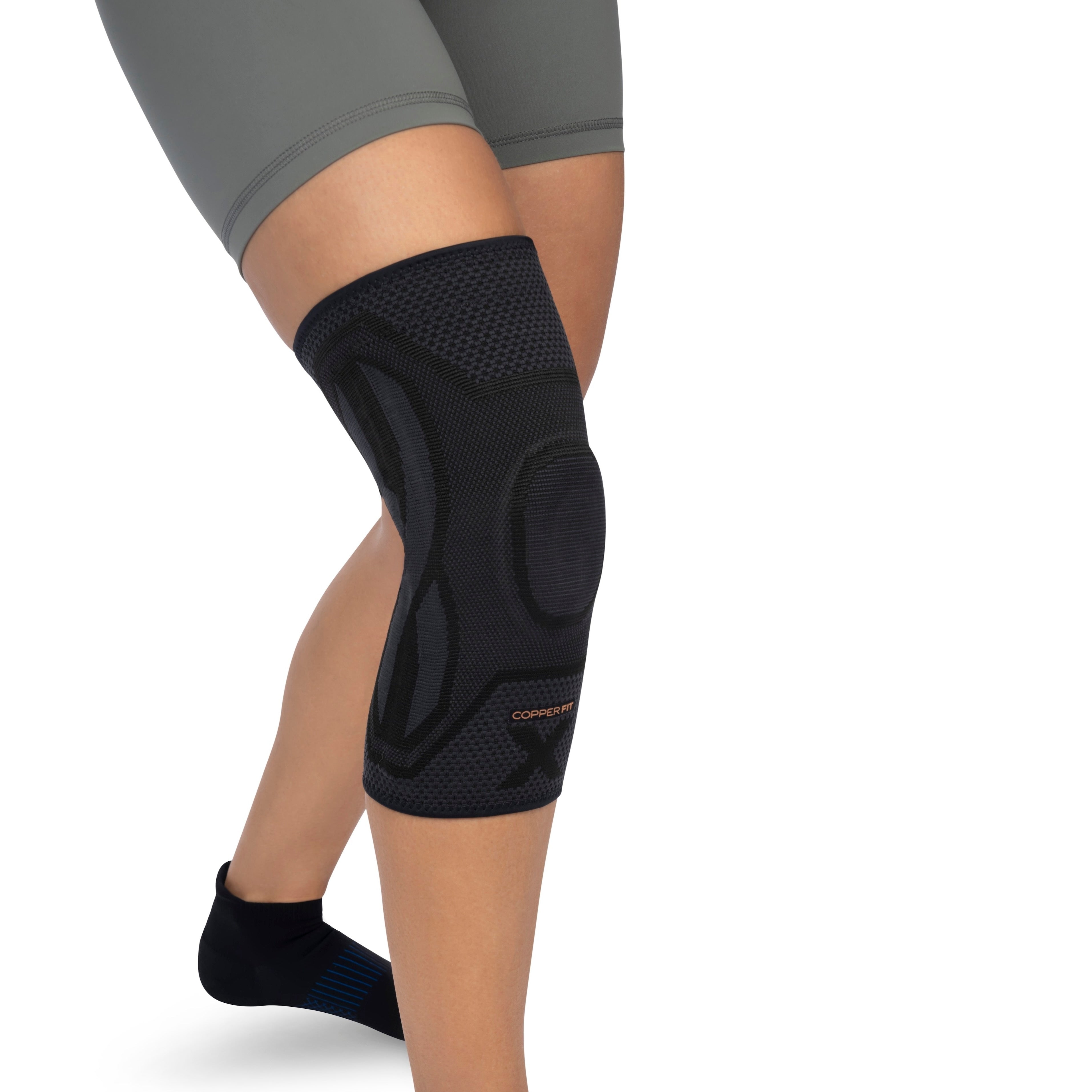 X-Knee: Compression Sleeves w/ Patella Support - Copper Fit