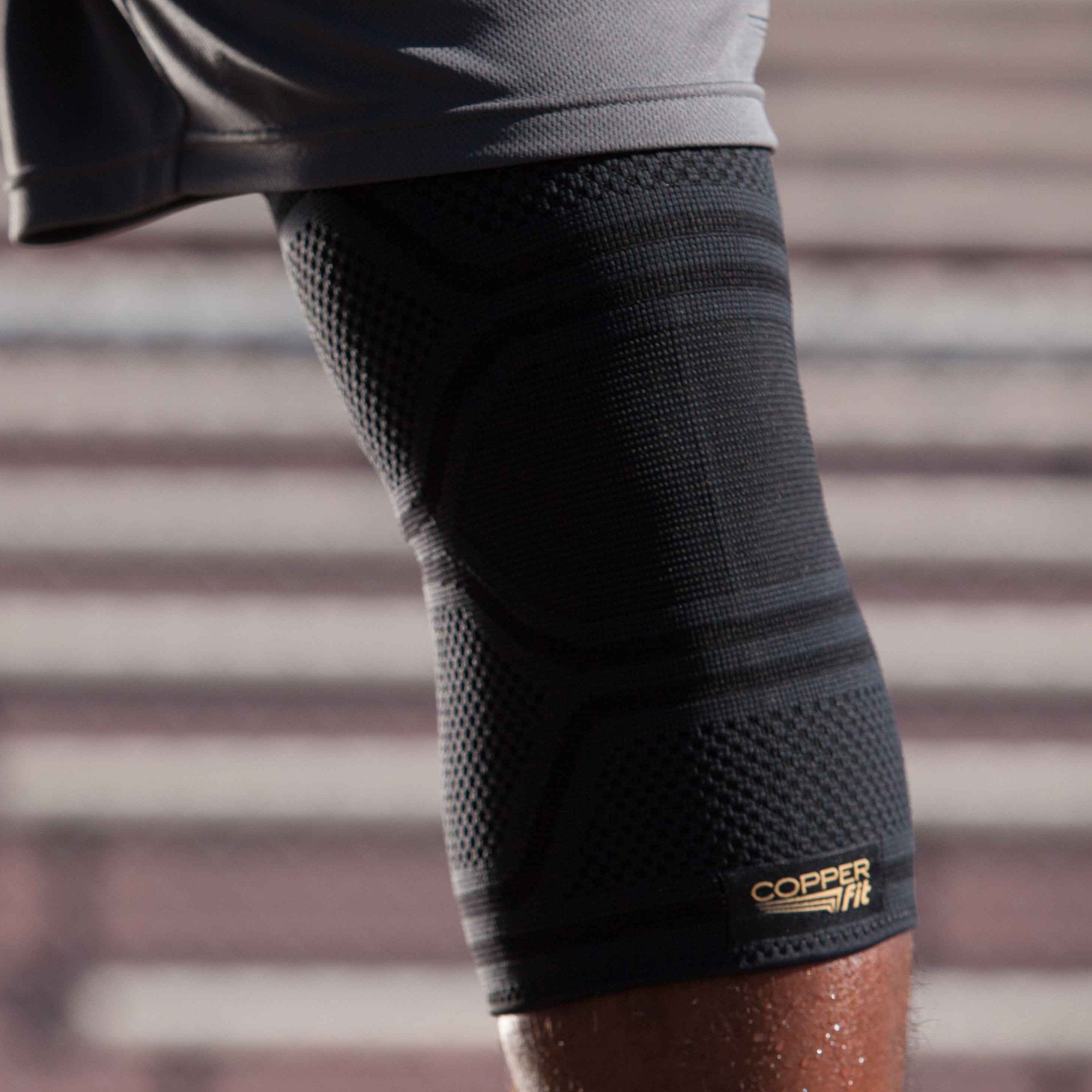 Knee Compression Sleeve & Support: Elite Series - Copper Fit