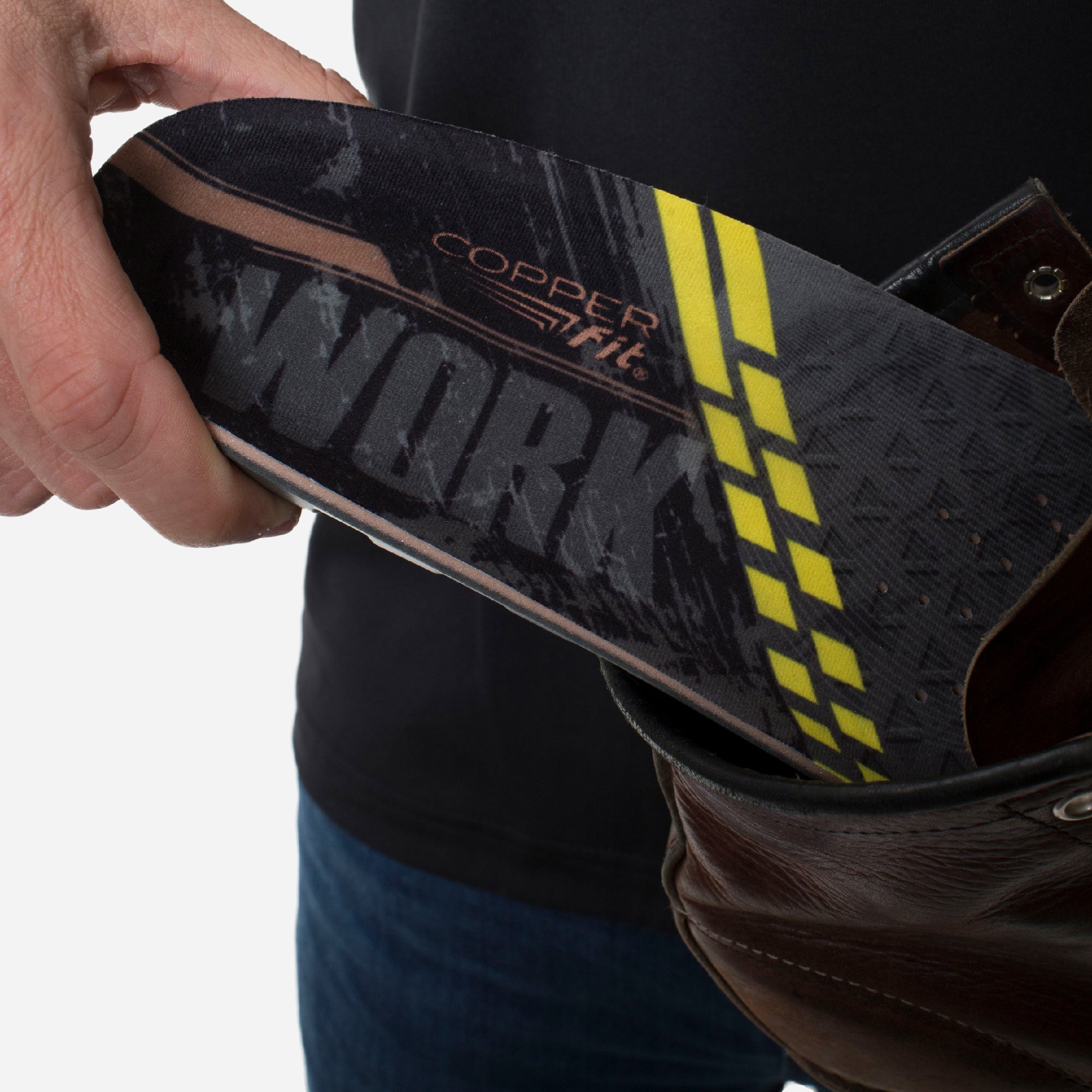 Work Boot Insoles for All-Day Comfort - Copper Fit