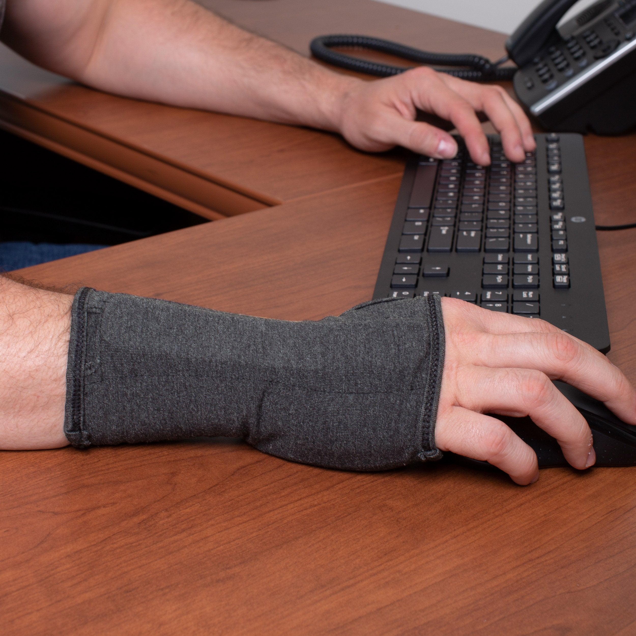 Wrist Relief Plus: Cushioned Wrist Support Wraps - Copper Fit